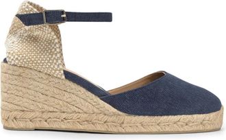 Castaner Femme, Chaussures, Bleu, Taille: 38 EU Carol Wedge Espadrille