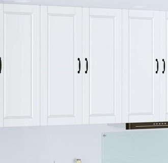 vidaXL vidaXL Armoire de cuisine Blanc 80 x 31 x 100 cm Bois ding&eacute;nierie