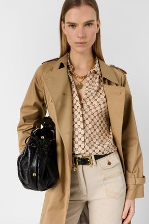 Gerard Darel Chemise fluide &agrave; monogramme - CLARIANE - Sable