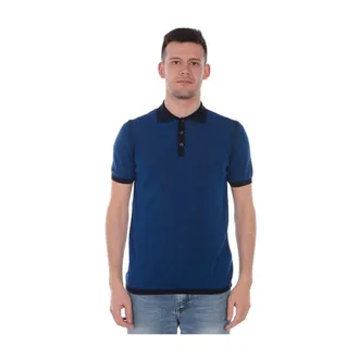 Trussardi Homme, Tops, Bleu, Taille: M Polo Chemises