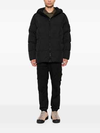 Stone Island Mens Down Jacket Black Padded &