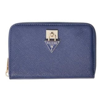 Guess Femme, Accessoires, Bleu, Taille: ONE Size Laurel Mini Wallet