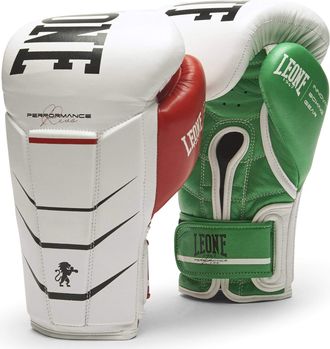 LEONE 1947 Revo Performance, Boxhandschuhe für Erwachsene, Unisex, Weiß, 12 Unzen