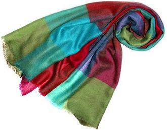 Lorenzo Cana Foulard de 100% Cachemire pour la femme, collection sup&eacute;rieure - &eacute;charpe du N&eacute;pal - 70 cm x 210 cm - attrayant et noble - une sensation de luxe en rou