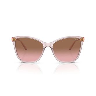 Vogue Eyewear Rosa Oversized Sonnenbrille mit Verlaufsgl&auml;sern - - Accessories - Damen - Rosa - 56 MM