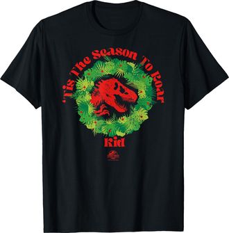 Jurassic Park Tis The Season to Roar Kid T-Shirt