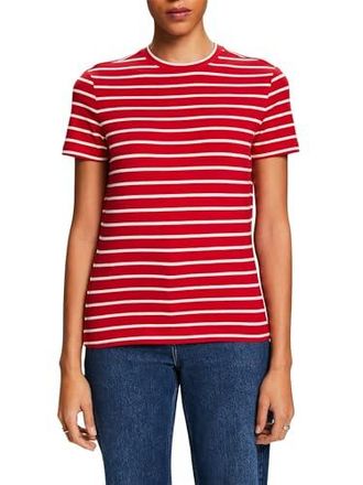 Esprit 014ee1k304 T-Shirt, 612/Dark Red 3, L Femme
