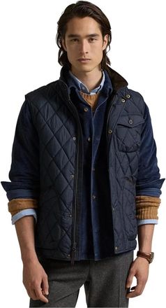 Polo Ralph Lauren Homme, Vestes, Bleu, Taille: M Gilet Bleu Fonc&eacute;