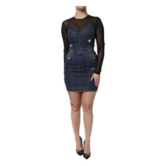 Dolce & Gabbana Denim Mini Dress - - Dresses - Damen - Blau - S