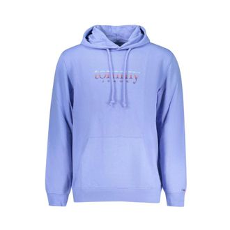 Tommy Hilfiger Homme, Sweatshirts et sweats &agrave; capuche, Bleu, Taille: 2XL Azzurro Cotton SweaT-shirt