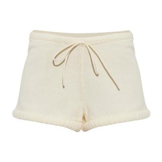 Poss&eacute; Teo Baumwollshorts - - Shorts - Damen - Beige - XS