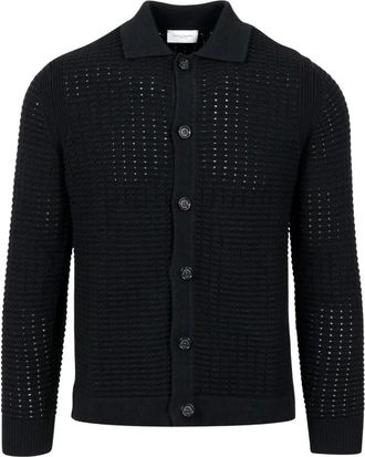 Paolo Pecora Homme, Pulls, Noir, Taille: L Knit Cardigan