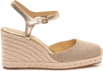 Michael Kors Femme, Chaussures, Jaune, Taille: 37 1/2 EU Kenzie Wedge Sandal