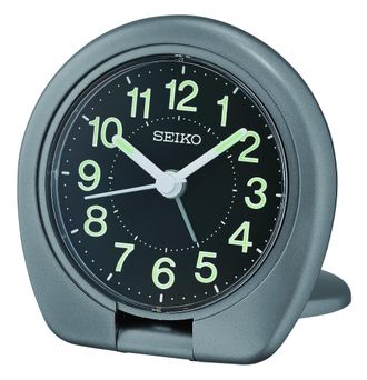 Seiko Clock Reisewecker analog grau QHT018T