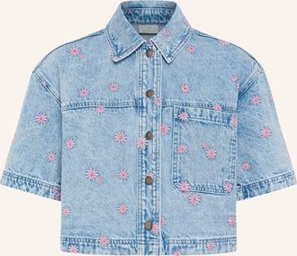 Kaffe Jeansbluse Kababena blau