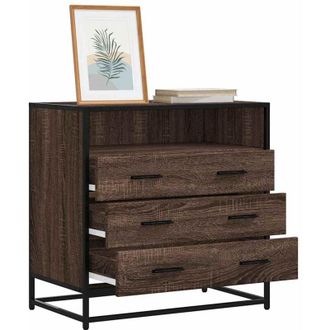 vidaXL vidaXL Schubladenschrank Braun Eichen-Optik 70x41x70 cm Holzwerkstoff