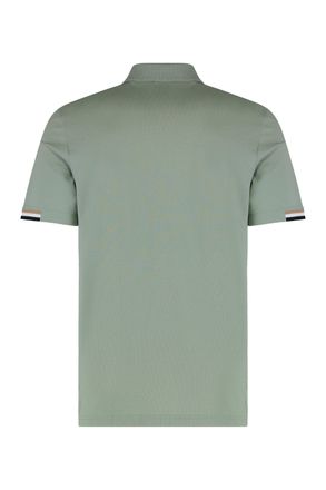HUGO BOSS Mens Green Casual Polo Breathable Fabric Cotton Shirts T-shirts And Polos