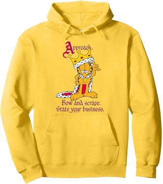Garfield Katzen König Pullover Hoodie