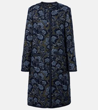 Etro Manteau en coton et laine m&eacute;lang&eacute;s