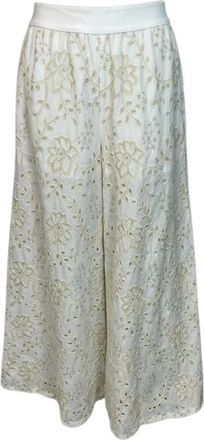 Vicolo Femme, Pantalons, Beige, Taille: 40 FR Pantalon Palazzo