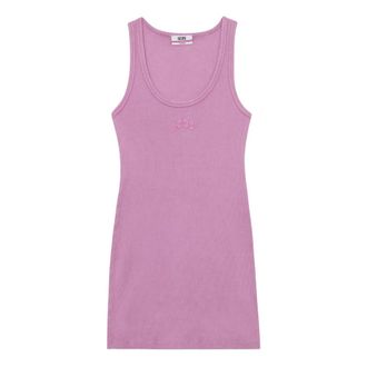 GCDS Besticktes Kleid - - Dresses - Damen - Rosa - S