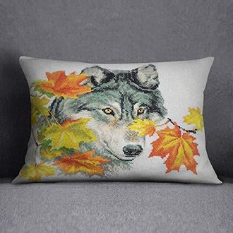 Bonamaison Le Jardin du Lin Kissenhüllen, Cotton, Mehrfarbig, 45x45