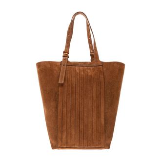 Golden Goose 24.7 Fringed Palmellato Tote - - Bags - Damen - Braun - ONE SIZE