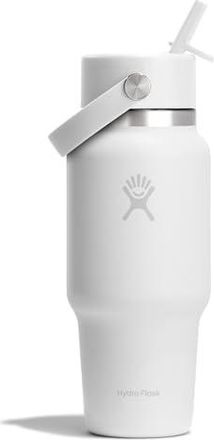 Hydro Flask Wide Flex Straw Travel Bottle 710 ml (24 oz) - Auslaufsicher, isoliert, passend f&uuml;r Becherhalter - H&auml;lt Getr&auml;nke 24 Std. kalt - Flex Strohhalmdeckel -