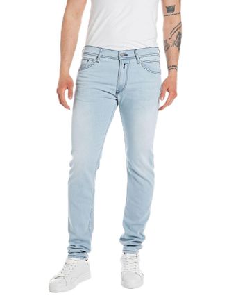 Replay Herren Jeans Jondrill Skinny-Fit mit Power Stretch, Superlight Blue 011 (Blau), 33W / 34L