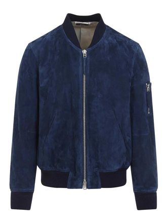 Tom Ford Bomberjacke - Jeansblau