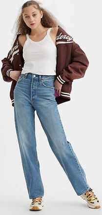 Levi's Durchgehende Ribcage Jeans - Damen - Blau / Blau