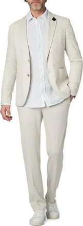 Joop Herren Anzug beige meliert Slim Fit
