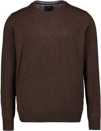 Fynch-Hatton Fynch-Hatton Herren Pullover braun unifarben