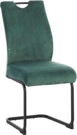 home24 Schwingstuhl, Gr&uuml;n, Metall, Textil, C-Form, 43x97x57 cm, Stoffauswahl, Esszimmer, St&uuml;hle, Esszimmerst&uuml;hle, Schwingst&uuml;hle