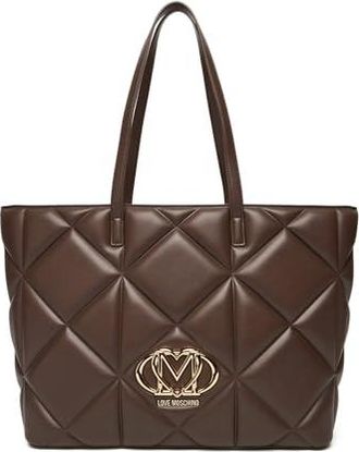 Moschino Sac femme Love shopper matelassé chocolat B26MO103 JC4120 Taille du sac: Grand