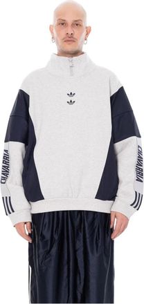 adidas Homme, Sweatshirts et sweats &agrave; capuche, Gris, Taille: XL Zip-throughs