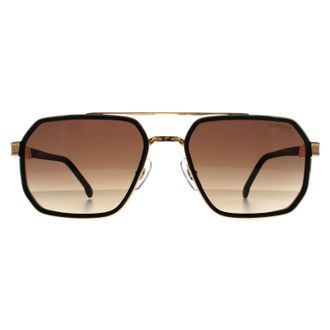 Carrera Rectangle Mens Matte Schwarz Gold Schwarz Braun Gr&uuml;n Anti Reflex 1069/S