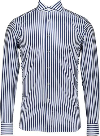 Xacus Homme, Chemises, Bleu, Taille: 5XL Active Lange Mouw Overhemden Act520ml/21606