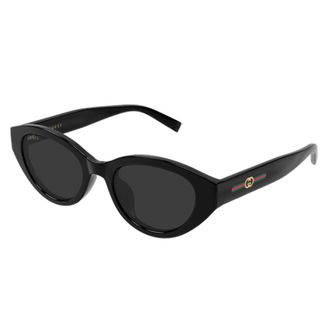 Gucci GG2105SA Black Cat-Eye Sunglasses - Black