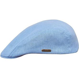 Sterkowski Gecko Casquette Gavroche 100% Lin Super l&eacute;g&egrave;re avec Bandeau Anti-Transpiration en Coton Bleu Clair 57 cm