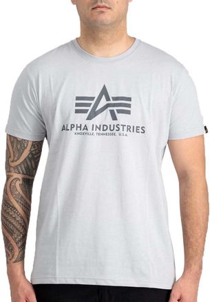 Alpha Industries Alpha Industries Herren Basic F&uuml;r T-Shirt, Pastel Grey, M EU
