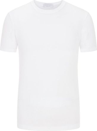 FILIPPO DE LAURENTIIS Leichtes Strick-Shirt aus Crepe Cotton in