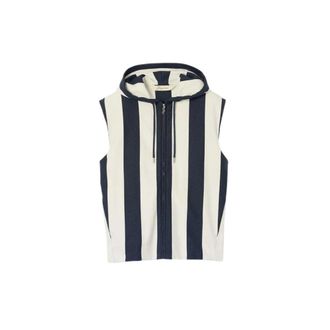 Jacquemus Homme, Vestes, Bleu, Taille: S Sweat &agrave; capuche marini&egrave;re sans manches
