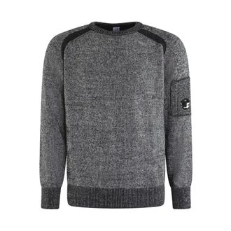 C.P. Company Fleece Rundhals Strickpullover - - Knitwear - Herren - Grau - 2XL