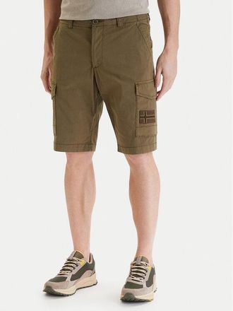 Napapijri Stoffshorts N-Horton NP0A4HOS Khakifarben Regular Fit