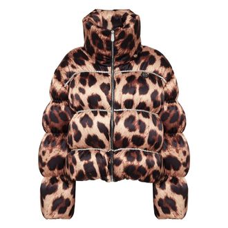 Philipp Plein Nylon Oversized Daunenjacke - - Jackets - Damen - Braun - XL