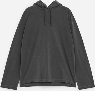 Arket Sweatshirt Mit Kapuze -Grau