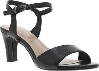 Tamaris Femme 1-28008-42 Sandale &agrave; Talon, Noir Mat, 35 EU