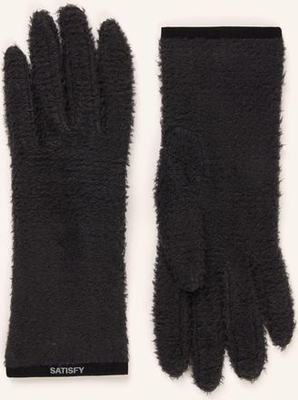 SATISFY Satisfy Handschuhe FuzzfleeceAd schwarz