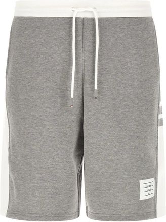 Thom Browne Homme, Shorts, Gris, Taille: L Classic Loopback 4-Bar Sweatshorts